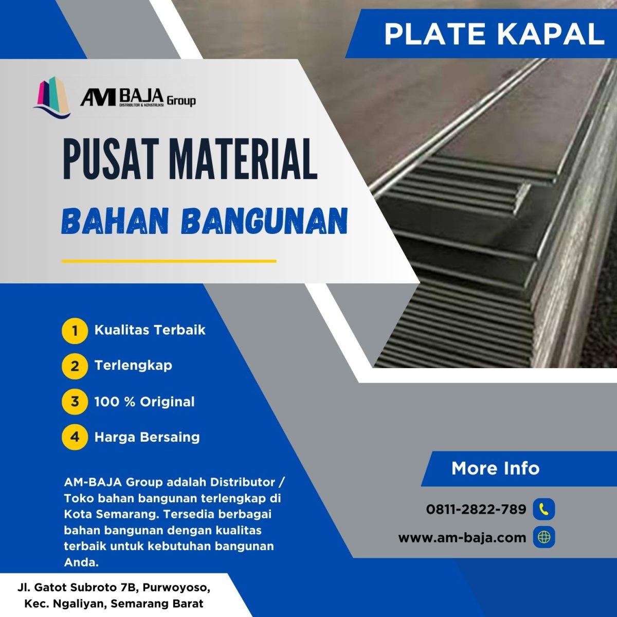 PLATE KAPAL - AM BAJA GROUP